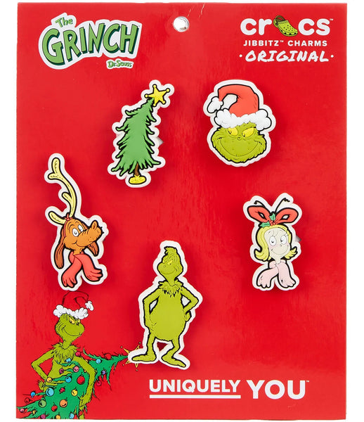 Crocs Jibbitz The Grinch 5 Pack - SPORTFIRST HERVEY BAY