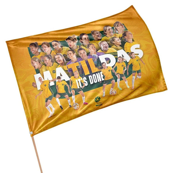 Matildas Game Day Flag - SPORTFIRST HERVEY BAY