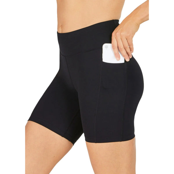 Abi and Joseph Run Swim Active Dual Pocket Mid Thigh Tight - SPORTFIRST ...